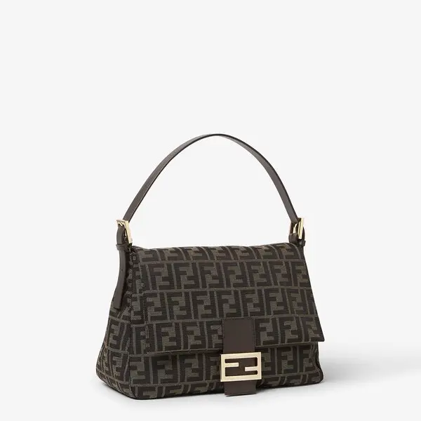 Fendi Flap 26325 Ff Zucca Jacquard Fabric Bag